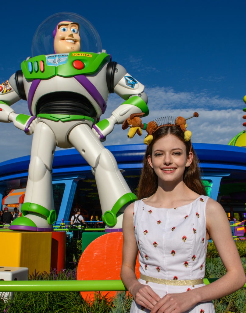 Photos: Actress Mackenzie Foy visits Disney World for first time ...