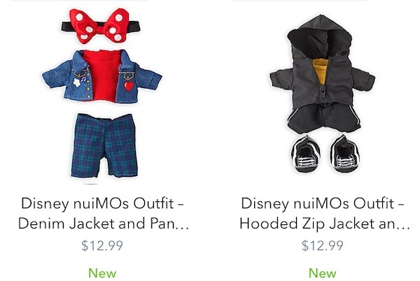 Disney niuMOs plushes now available, create your own outfits