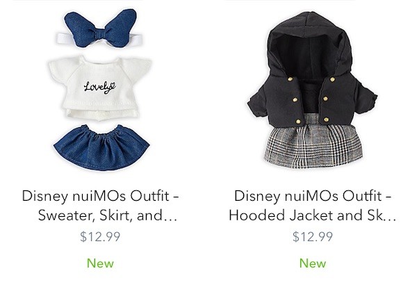 Disney niuMOs plushes now available, create your own outfits