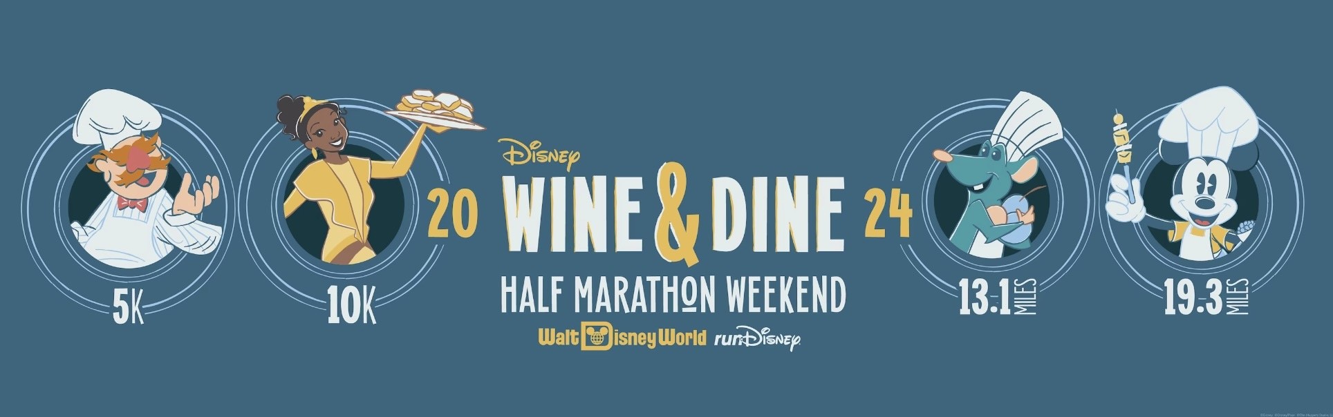 Disney chefs are featured themes for 2024 Wine & Dine Half Marathon ...
