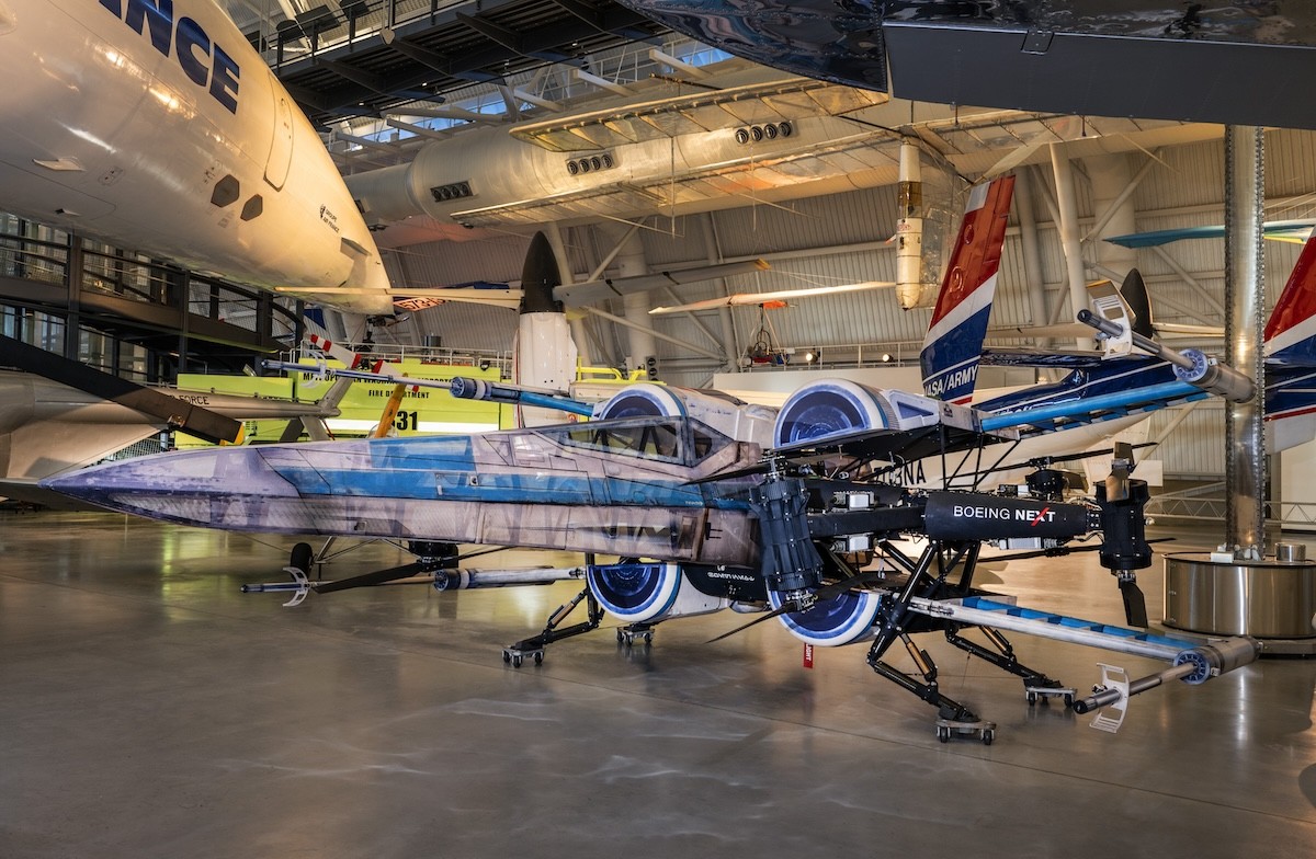 Special X-wing on display at Smithsonian Air and Space Museum - Disney ...